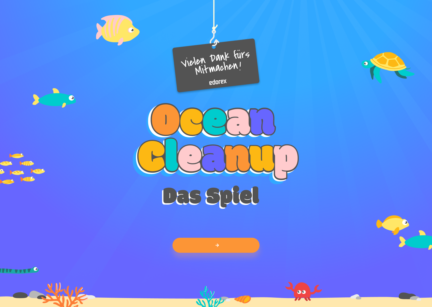 Ocean Cleanup Game unserer Lernenden - Startkarte 2024 erklärt - Edorex